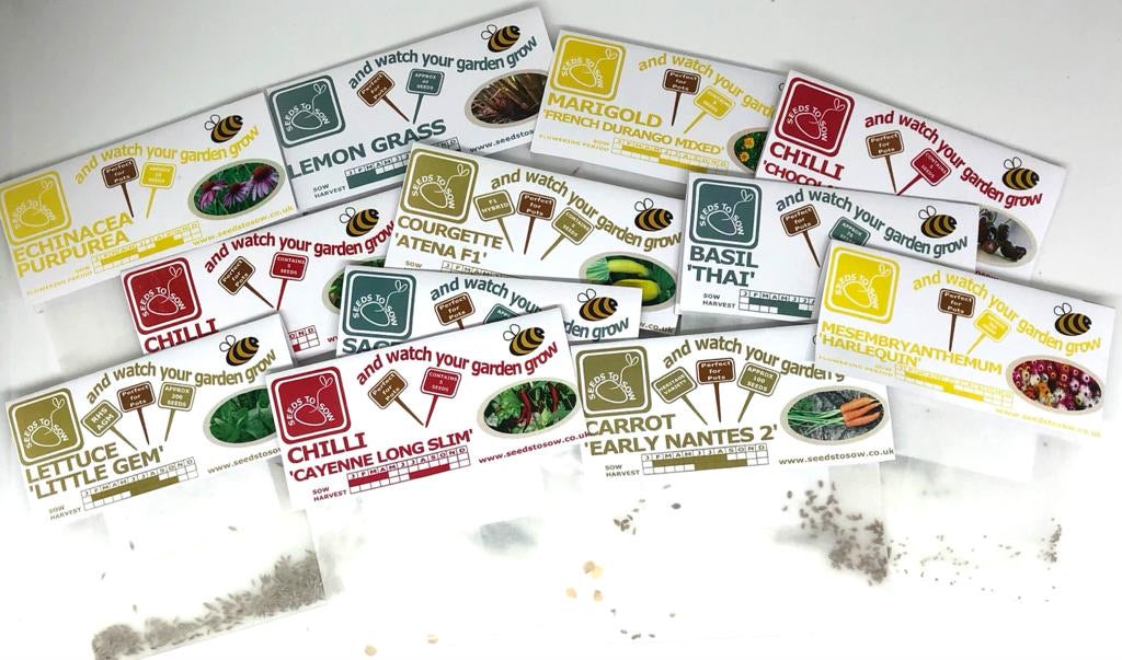 Small seed packets - from just 55p