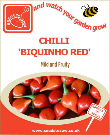 Chilli Biquinho Red - Seeds to Sow